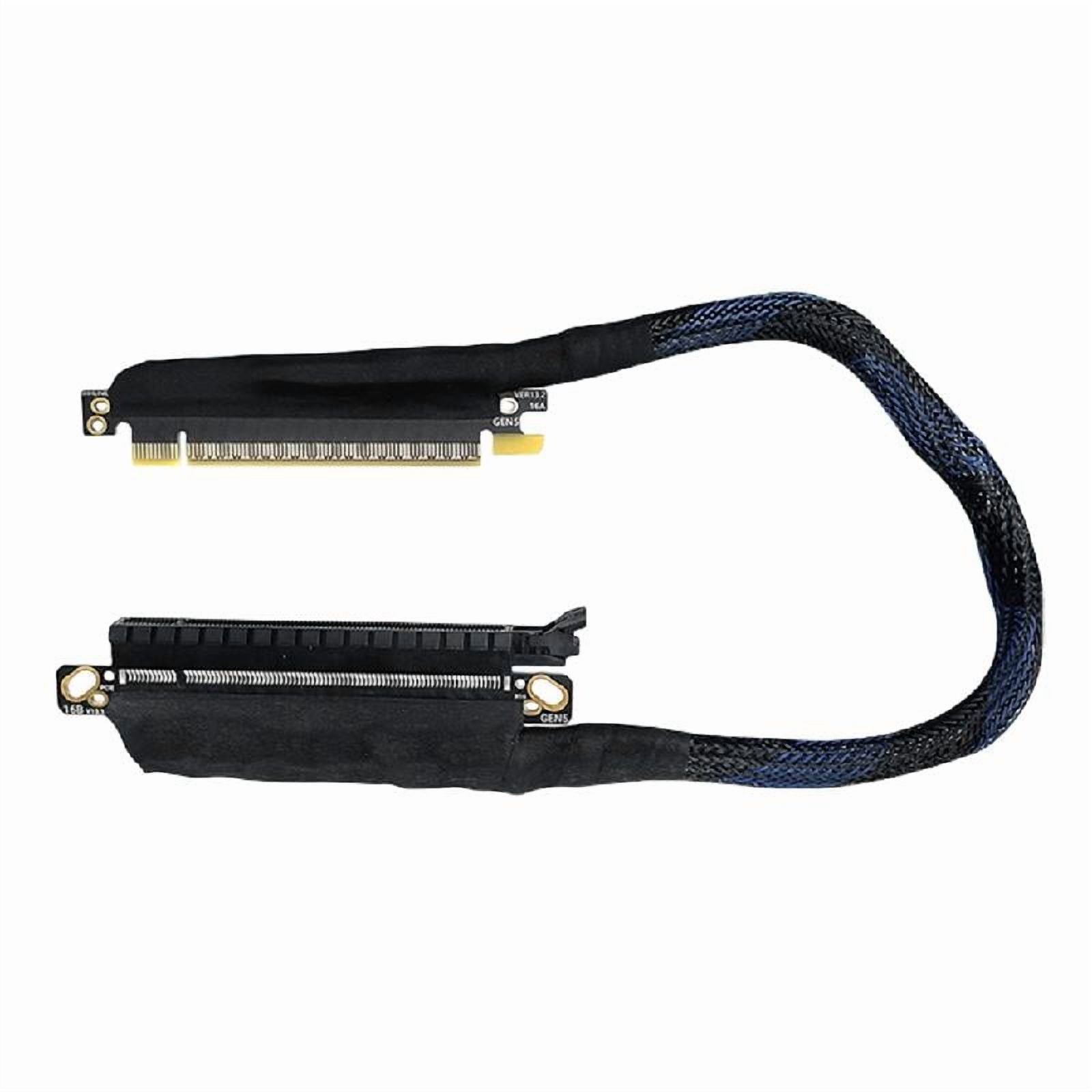 Misright Highly speed 64GT/s PCIe5.0 Risers Cable Right Exit Braide ...