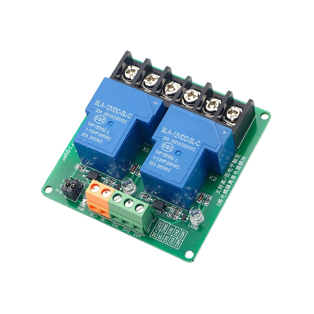 Misright Industrial Double Relays Module 5V 30A Load Optocoupler High ...