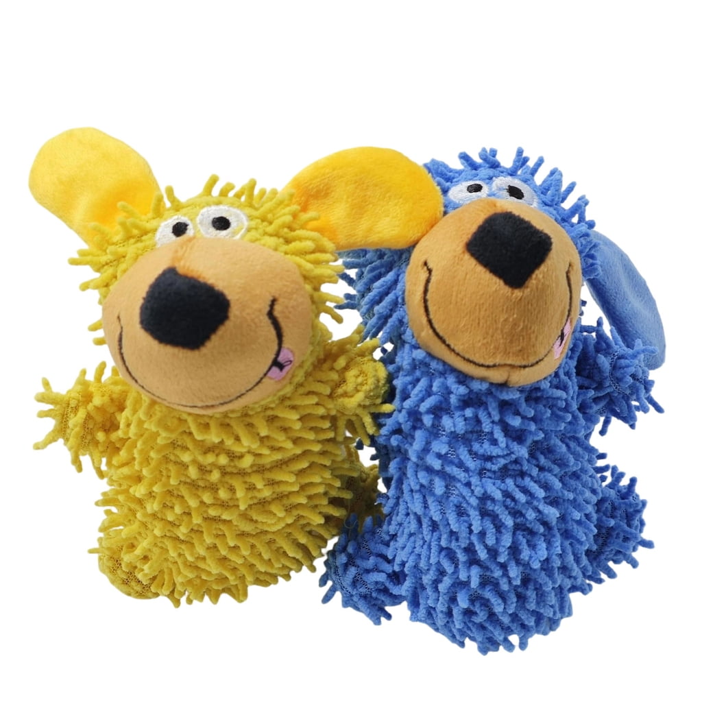 Misright Mop Fabric Dog Toy Squeaky Chew Teeth Gentle Care Breeds ...