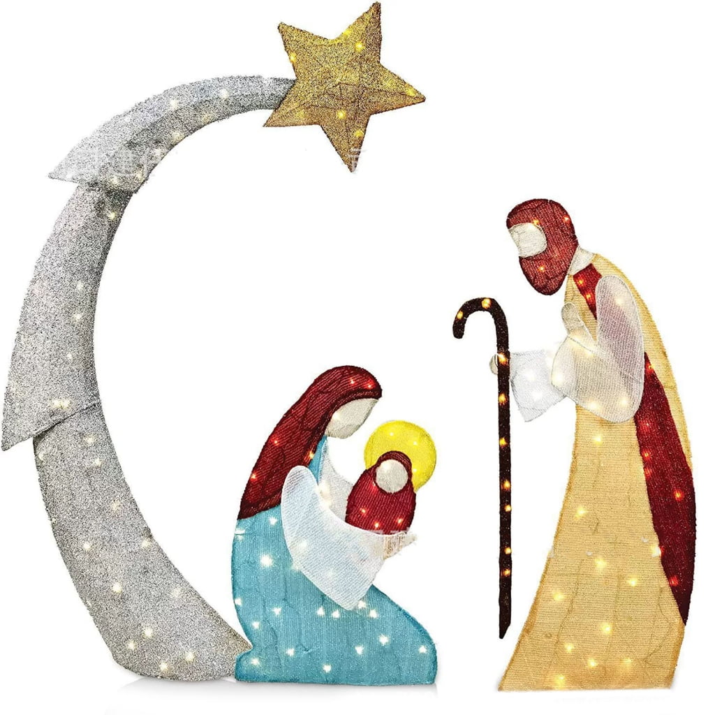 Misright Nativity Sets Decorations Christmas Nativity Set Holy Family ...