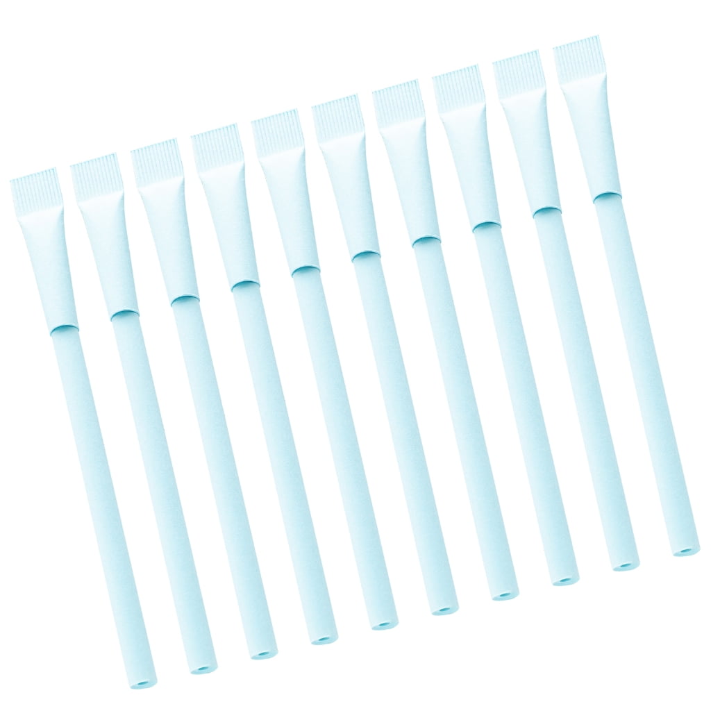 Misright Paper Ballpoint Pens Recyclable Biro Pen 1.0mm - Walmart.com