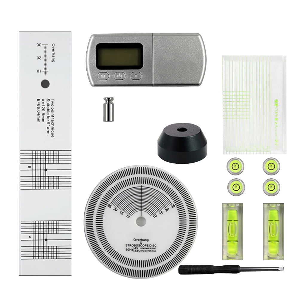 Misright Pickup Calibration Tonearm VTA Ruler 3 in 1 Speed Measurement ...