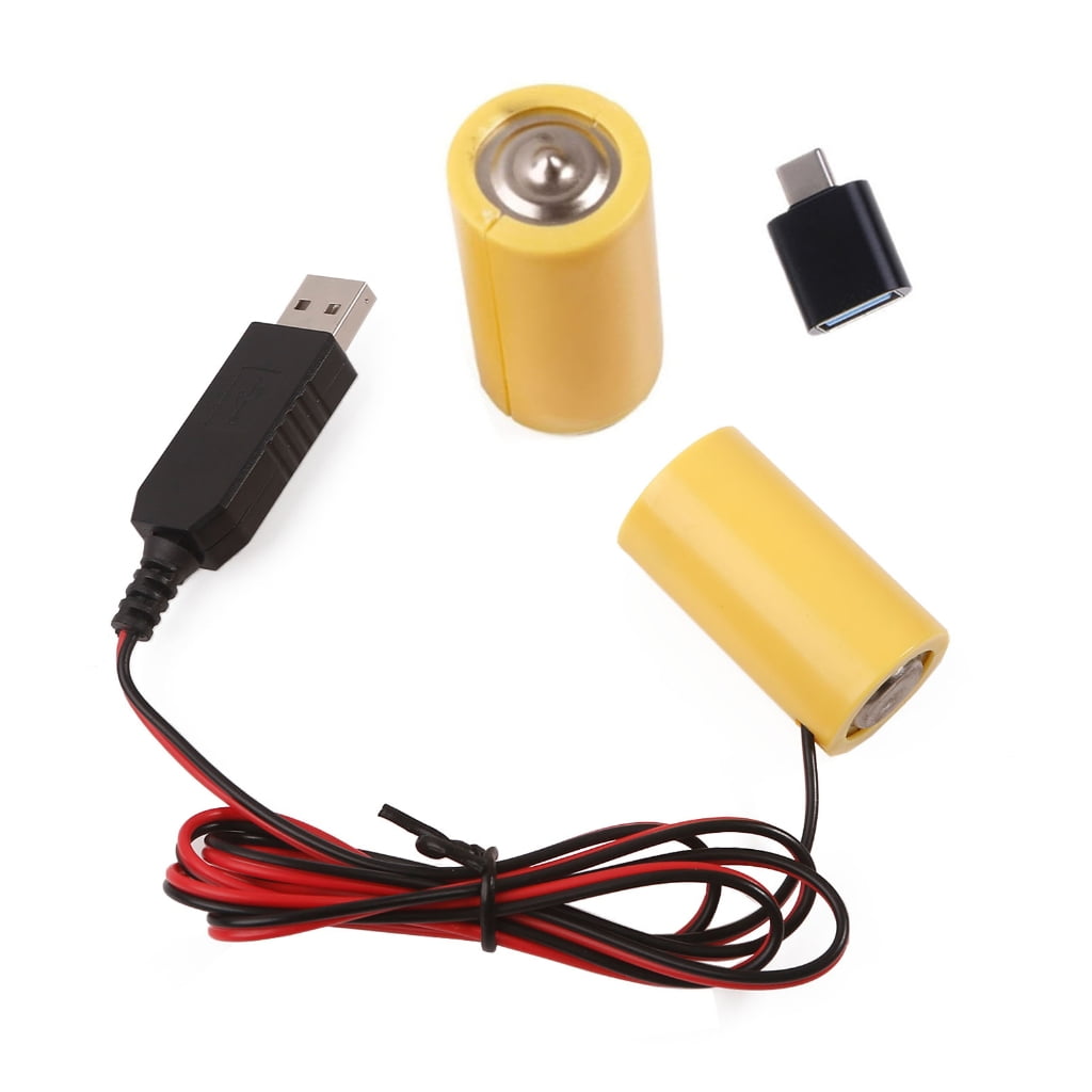 Misright Power Supply Cable 3V LR14 C Battery Eliminators Cable with ...