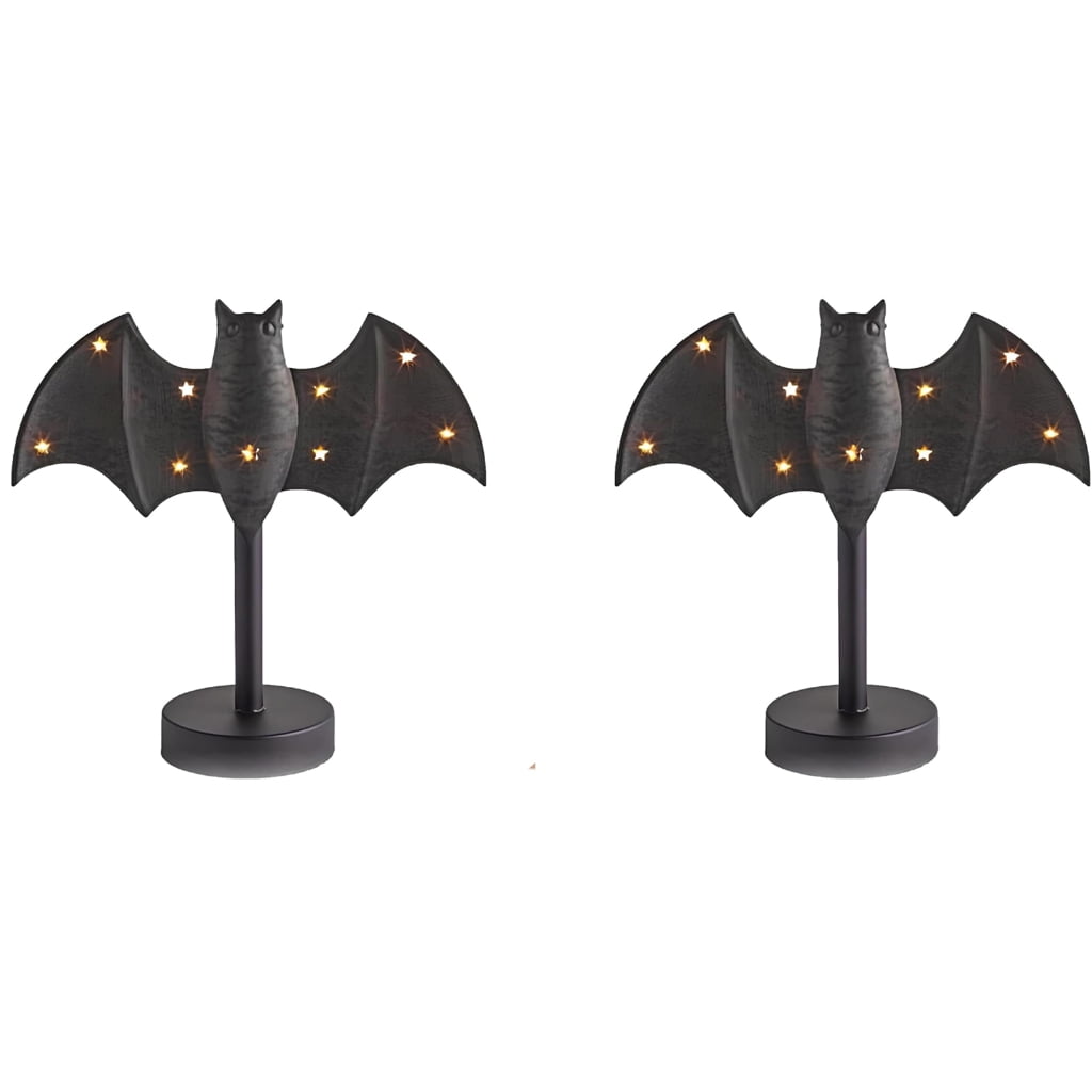 Misright Reusable Bat Themed LED Candle Display Gothic Room Decor Easy ...
