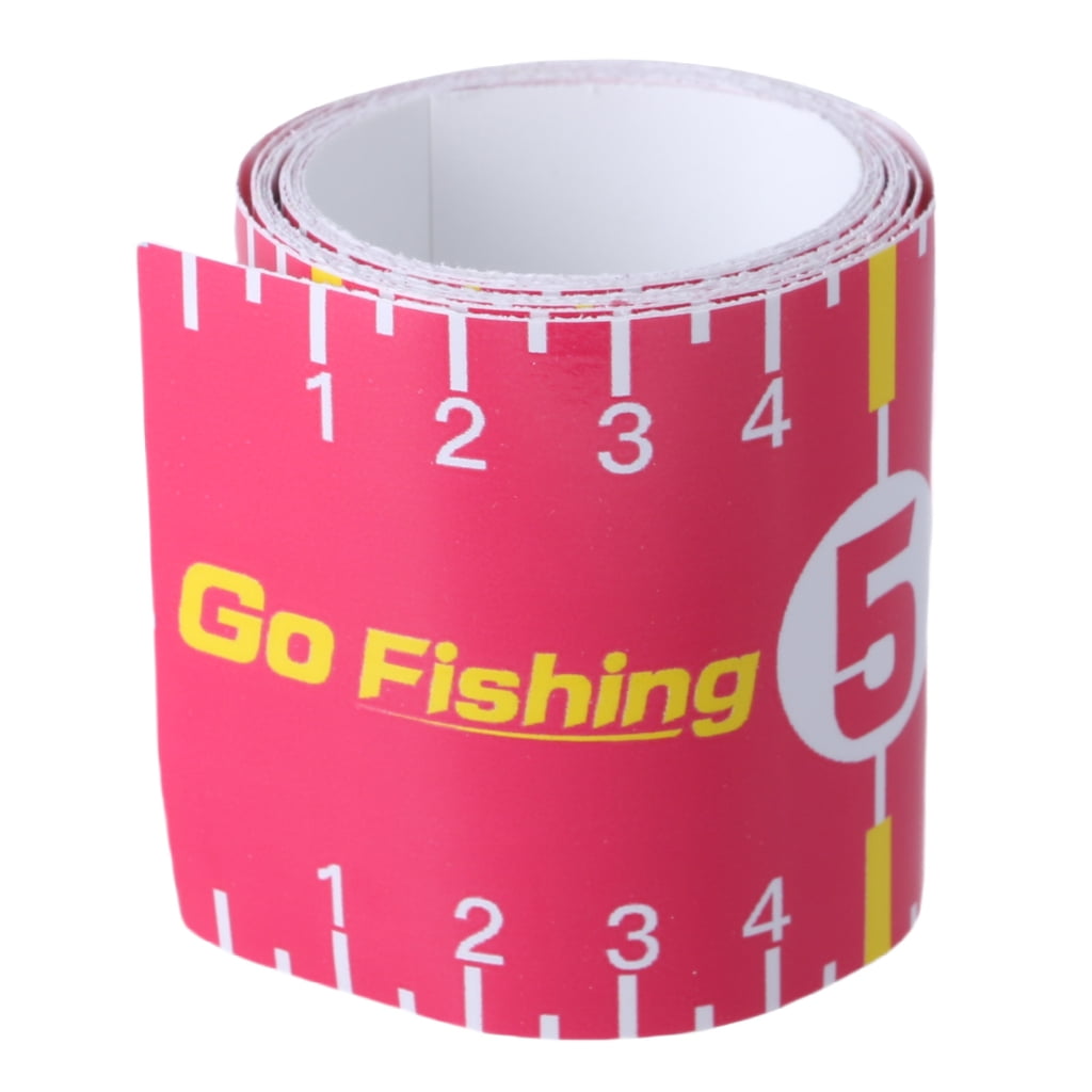 Misright Self-Adhesive Fish Ruler Tool Waterproof Fishing Measuring ...
