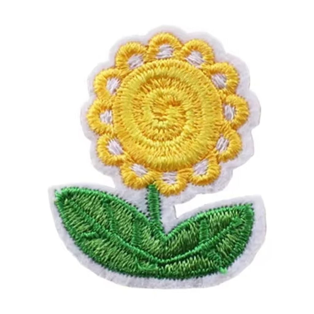 Misright Sew On/Iron On Patches Flowers Embroidery Patches Aesthetic ...