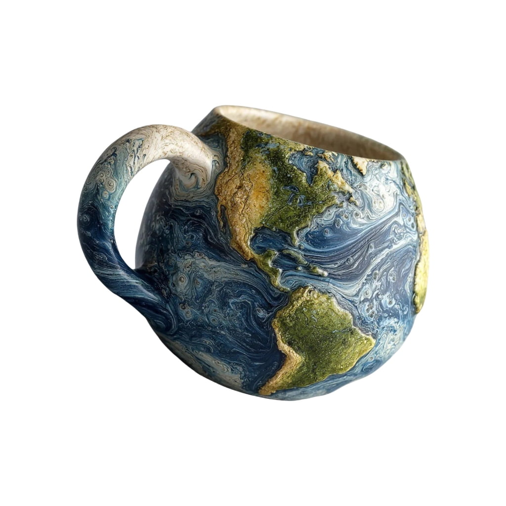 Misright Solar System Themed Ceramic Cup Space Collection Unique Design ...