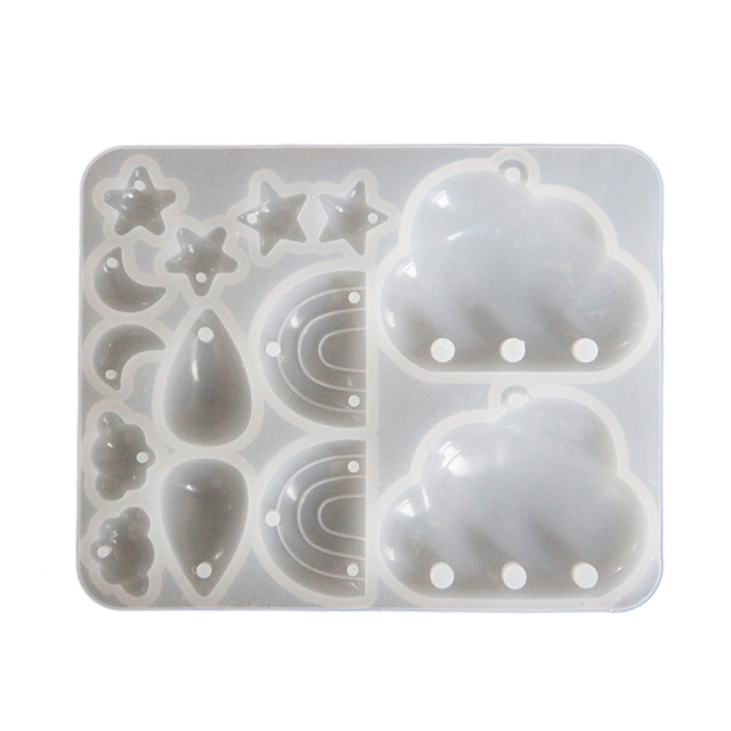 Misright Star Moon Cloud Teardrop Mold Handmade Jewelry Mould Silicone ...