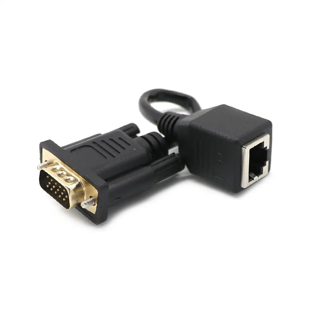 Misright VGA to RJ45 Adapter Cord 15cm/5.9" VGA to RJ45 Ethernet Port ...