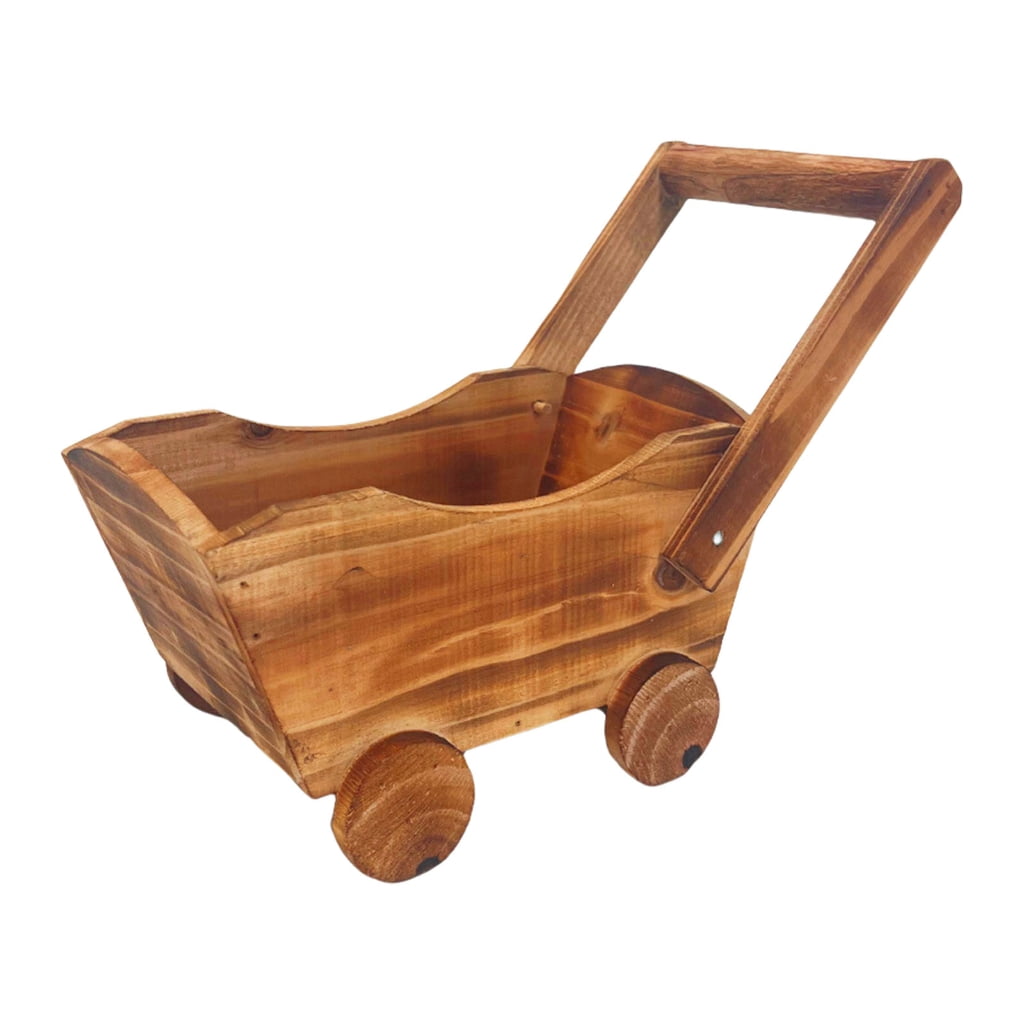 Misright Wood Flower Basin Planting Tool Plant Holder for Cactus and ...