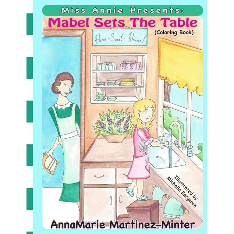 Setting The Table Coloring Pages
