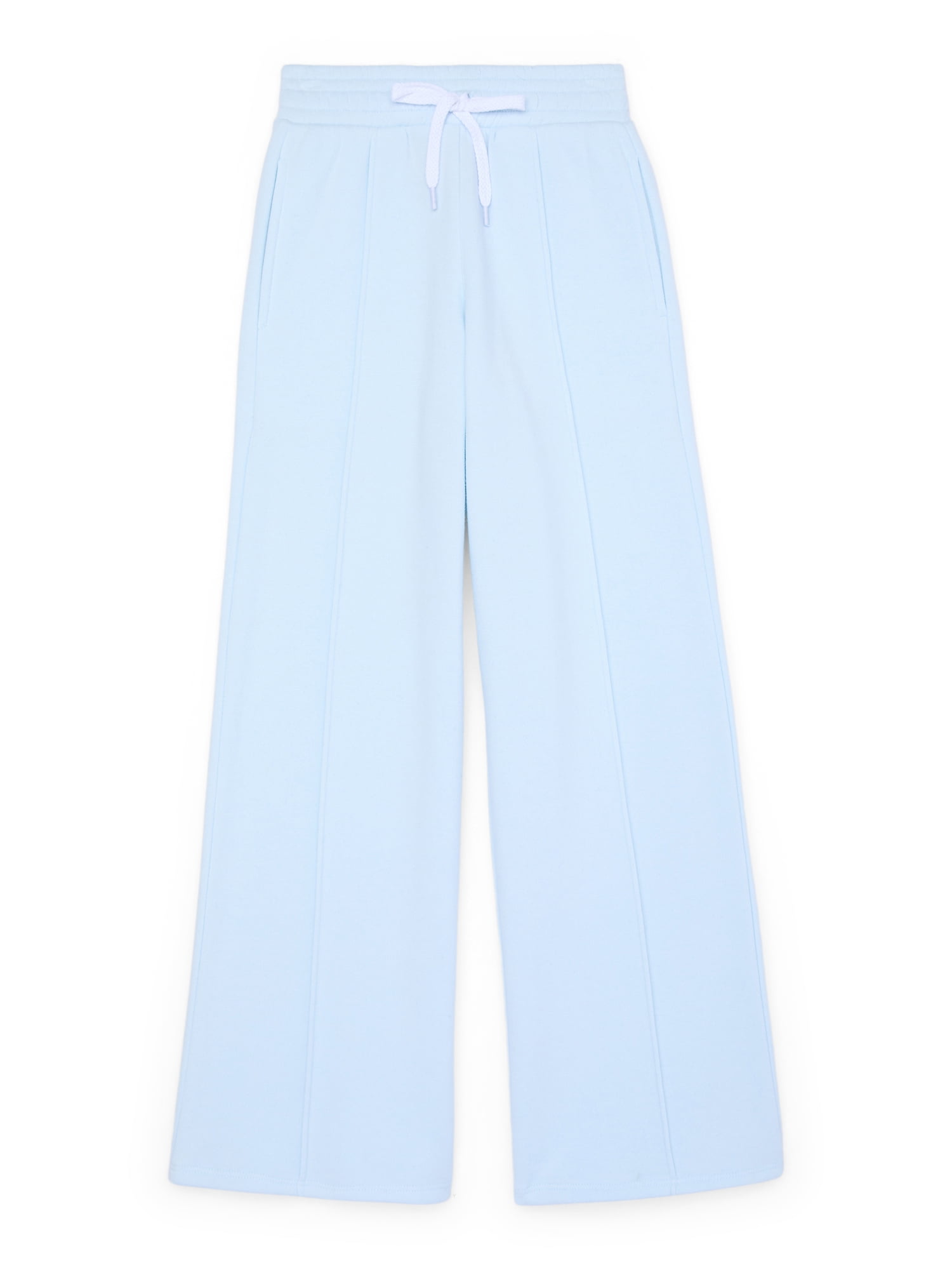 Miss Chievous Fleece Wide Leg Pants with Pockets, Sizes 4-16 - Walmart.com