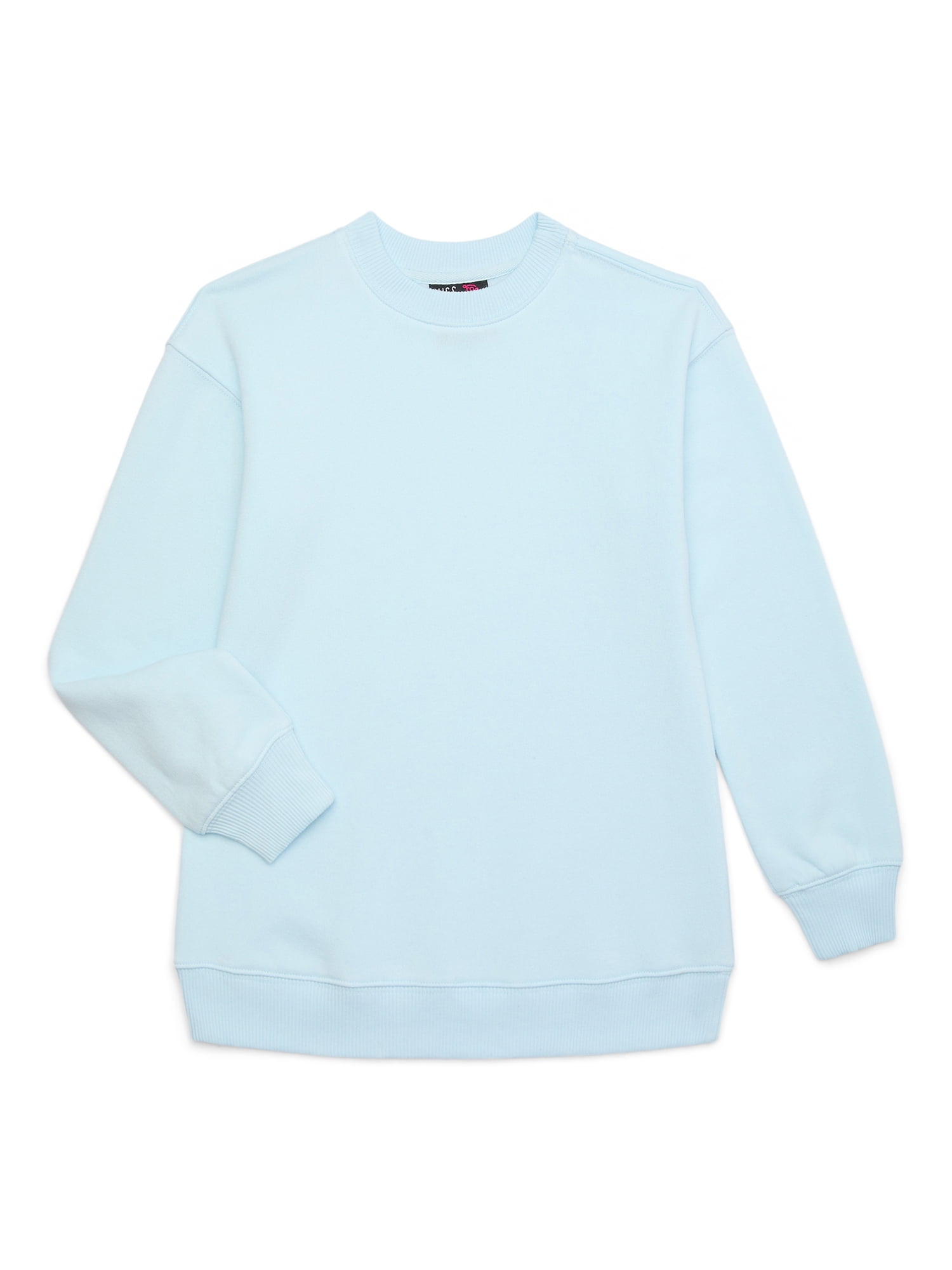 Miss Chievous Girls Drop Shoulder Fleece Pullover, Sizes 4-16 - Walmart.com