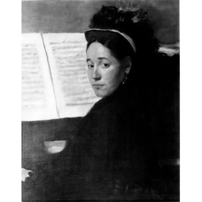 Miss Dihan at the Piano by Edgar Degas 1834-1917 Poster Print - 18 x 24 ...
