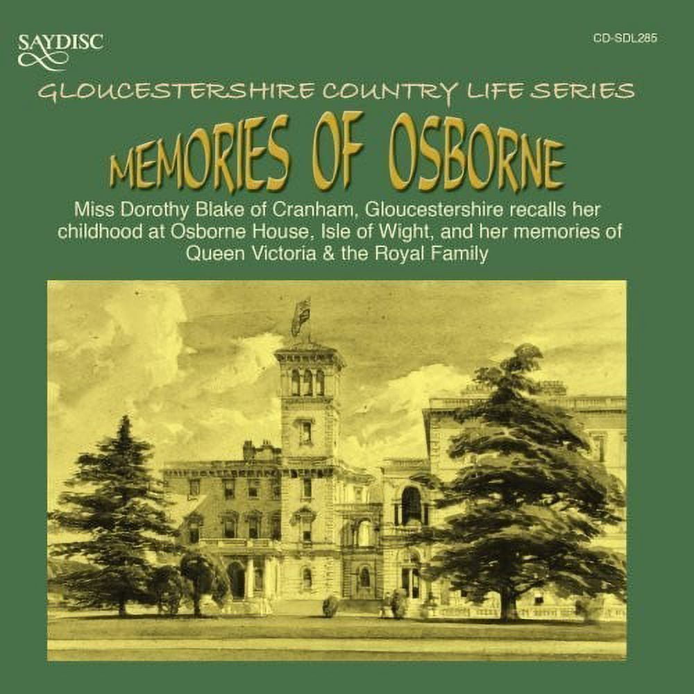Miss Dorothy Blake - Memories of Osborne - Music & Performance - CD ...