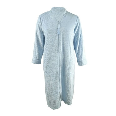 Miss Elaine Women's Fleece Long Zipper Robe - Walmart.com