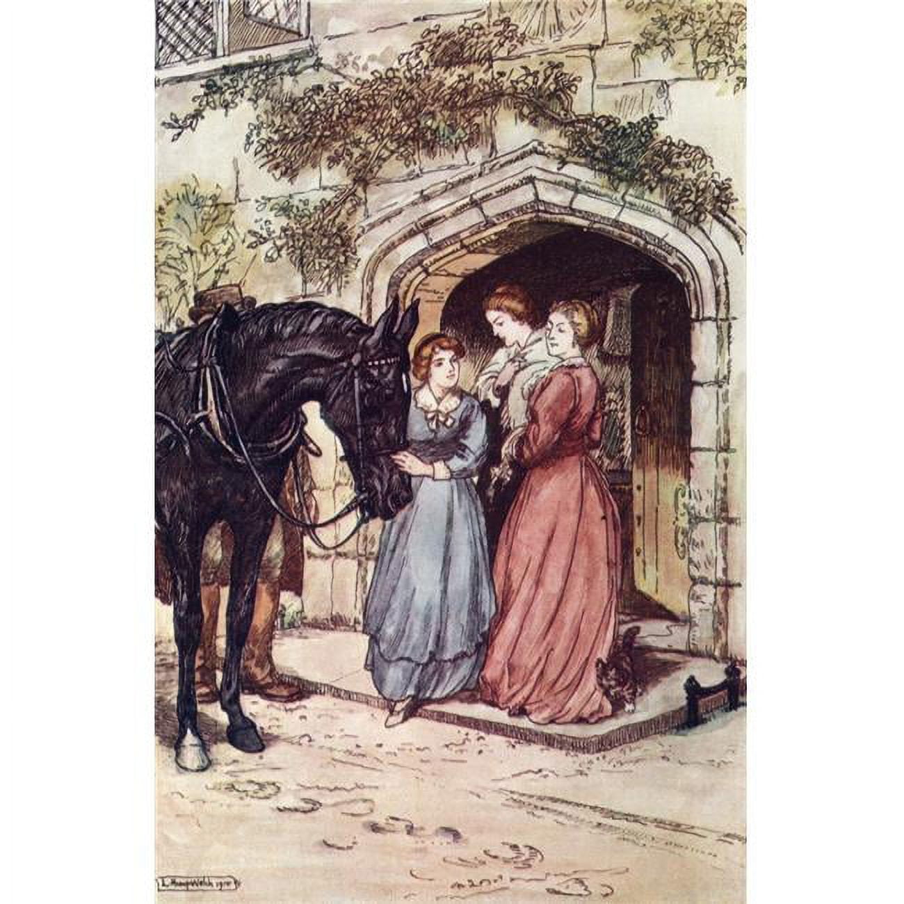 Miss Ellen Took to Me Very Much. Illustration By Lucy Kemp Welch From ...