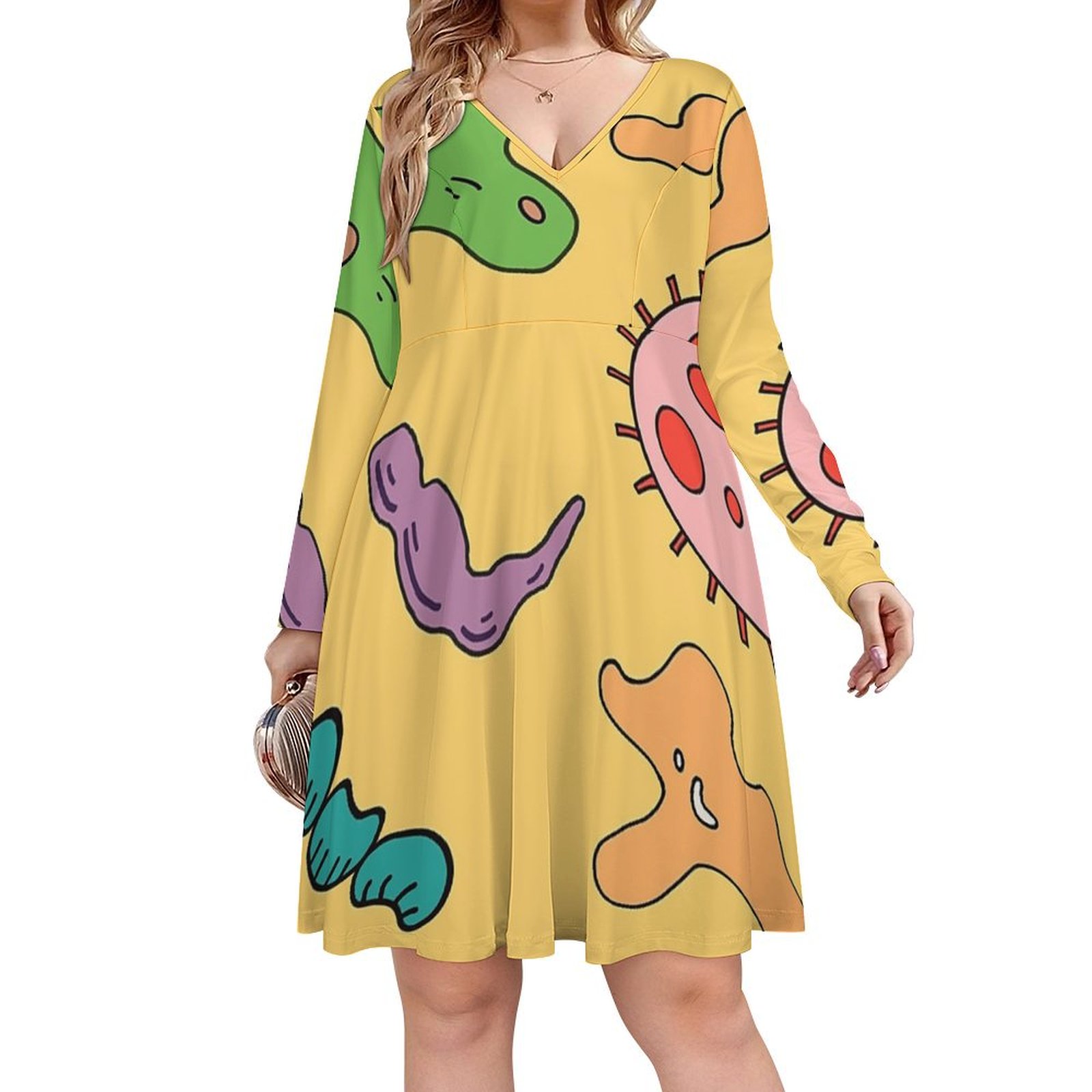 Miss Frizzle In A Pickle Magic School Bus Long Sleeve Sexy Dresses For ...