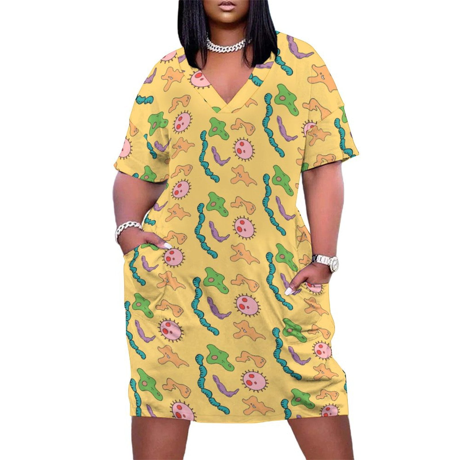 Miss Frizzle In A Pickle Magic School Bus Summer Dresses for Women Plus ...