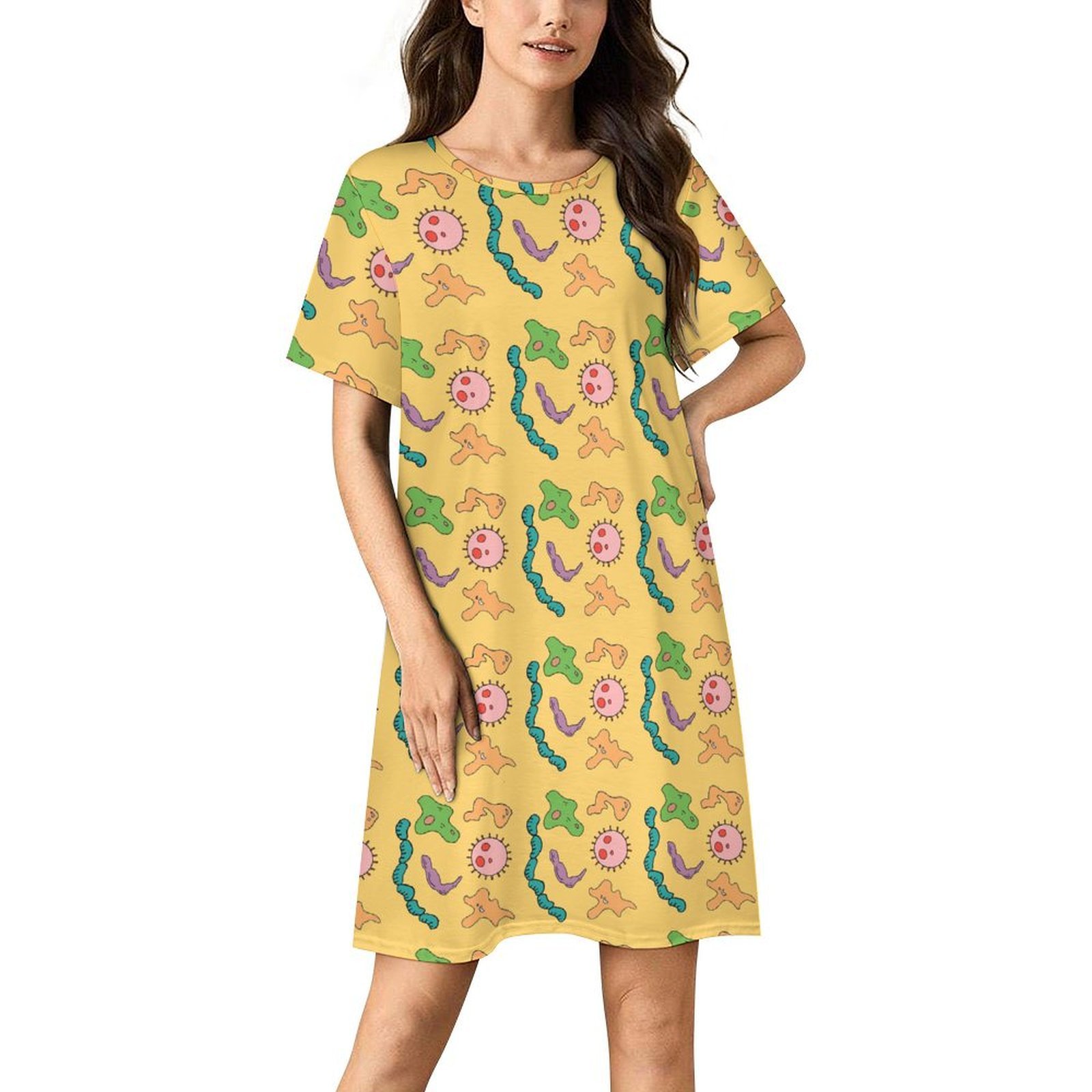 Miss Frizzle In A Pickle Magic School Bus Women Nightgown Sleepwear ...