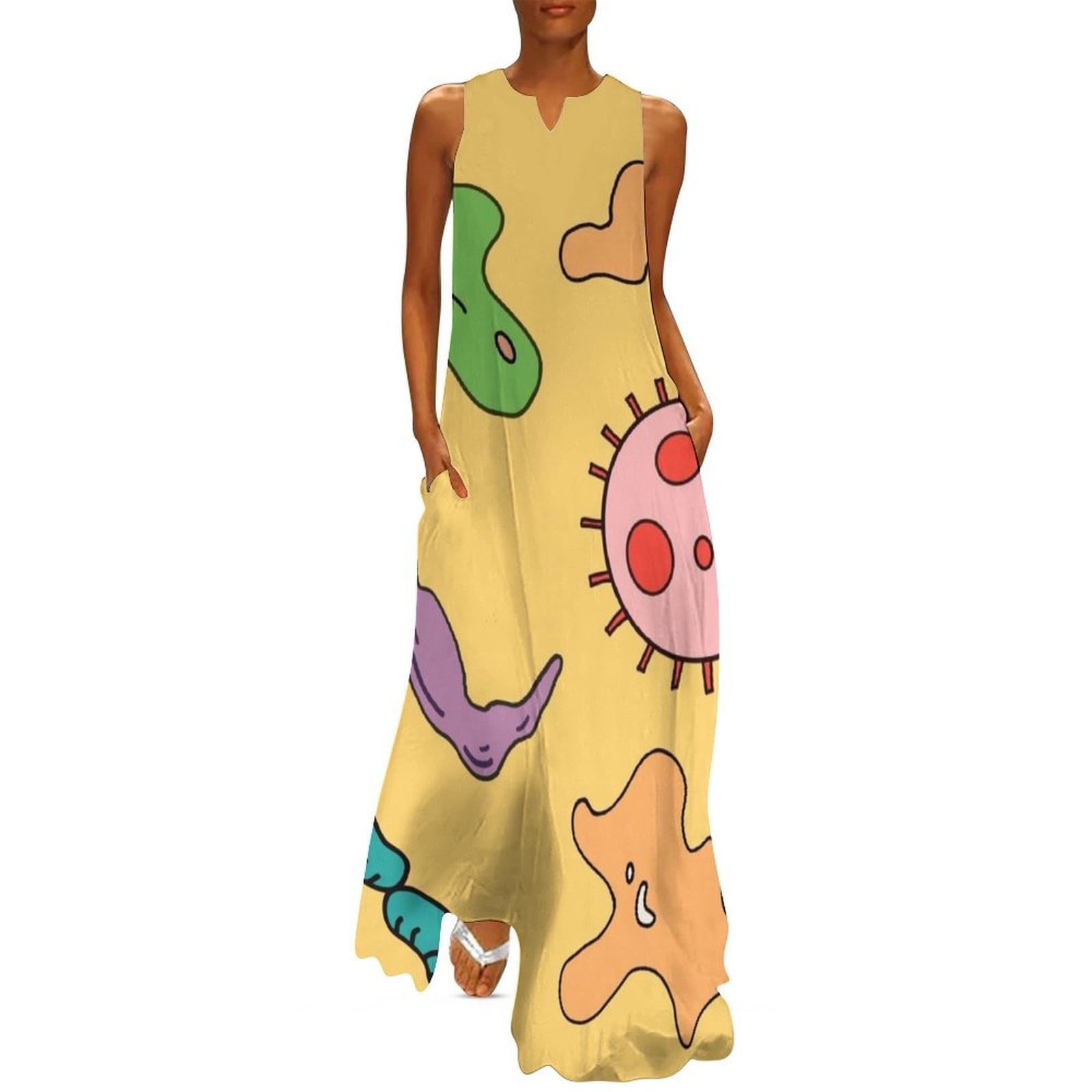 Miss Frizzle In a Pickle Magic School Bus Long Dress womens clothing ...