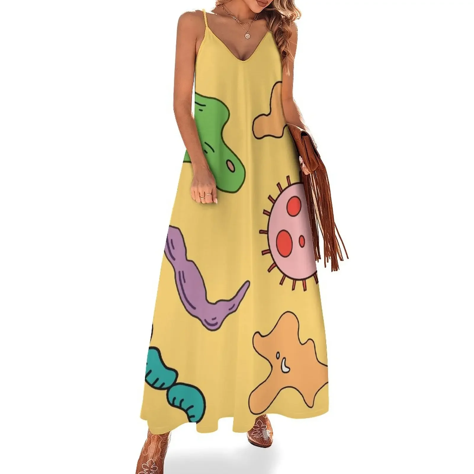 Miss Frizzle In a Pickle Magic School Bus Sleeveless Dress luxury dress ...