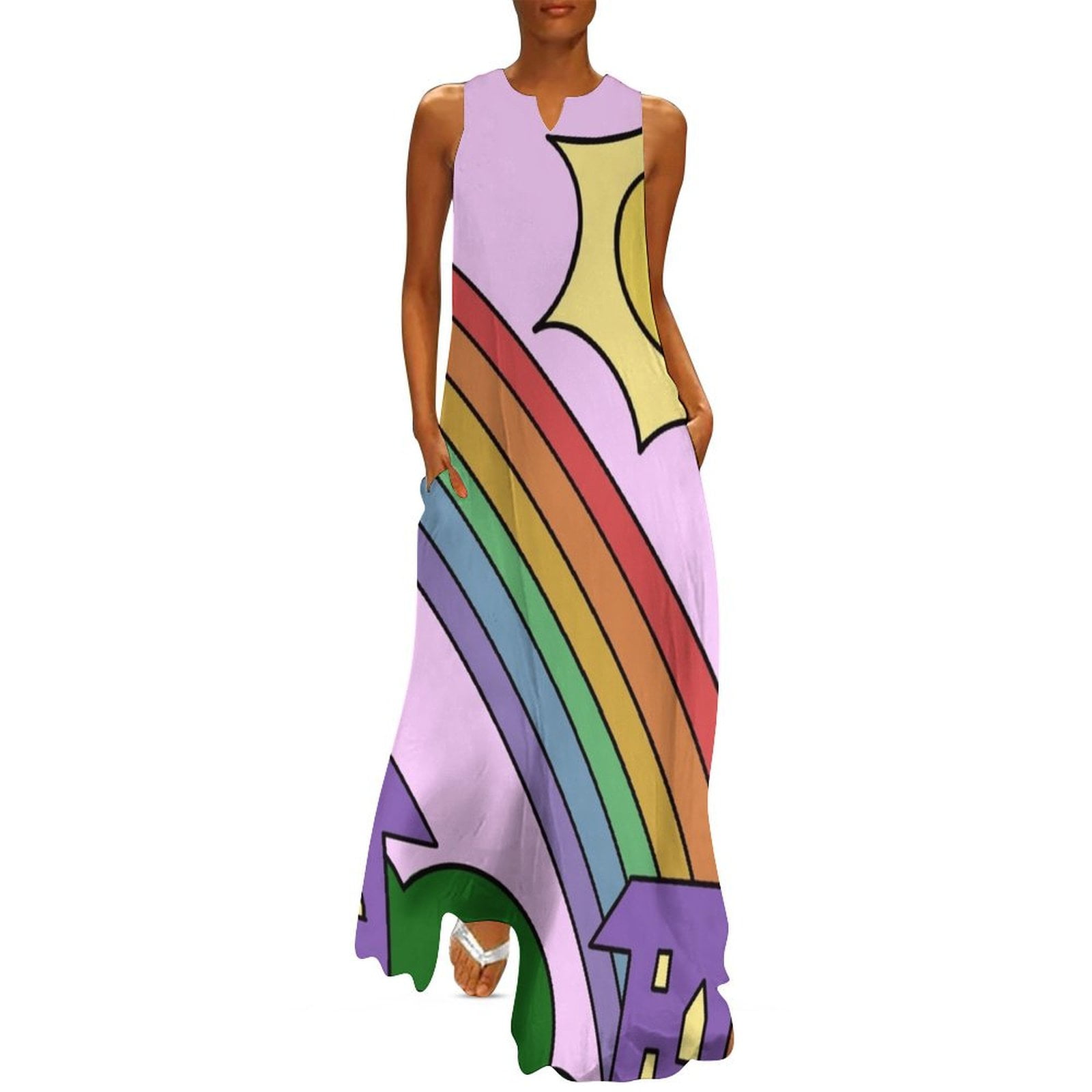 Miss Frizzle Makes a Magic School Bus Long Dress Dresses gala wom's ...