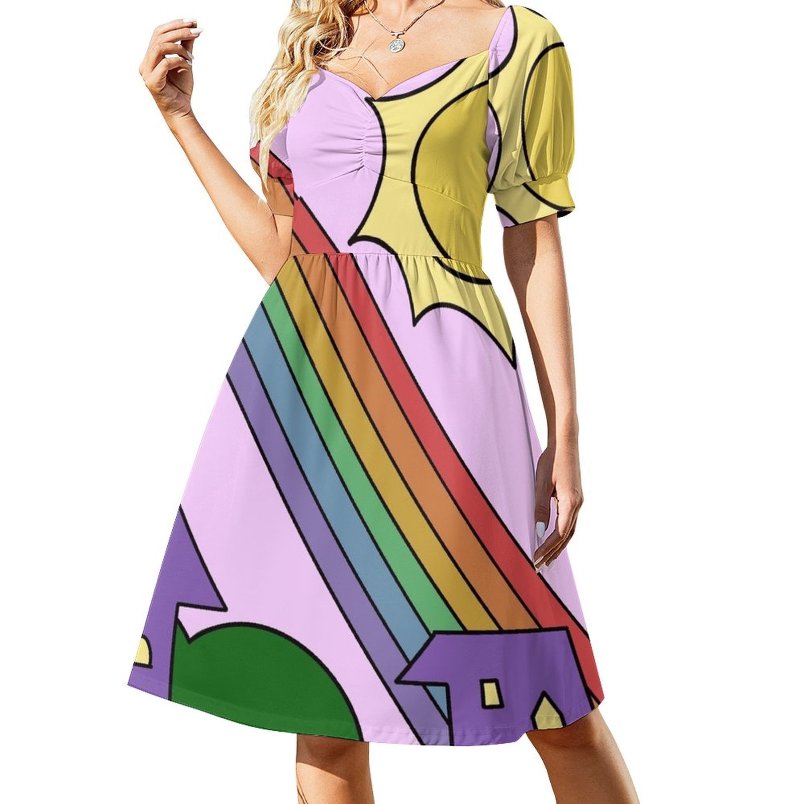Miss Frizzle Makes a Magic School Bus Sleeveless Dress wedding guest ...