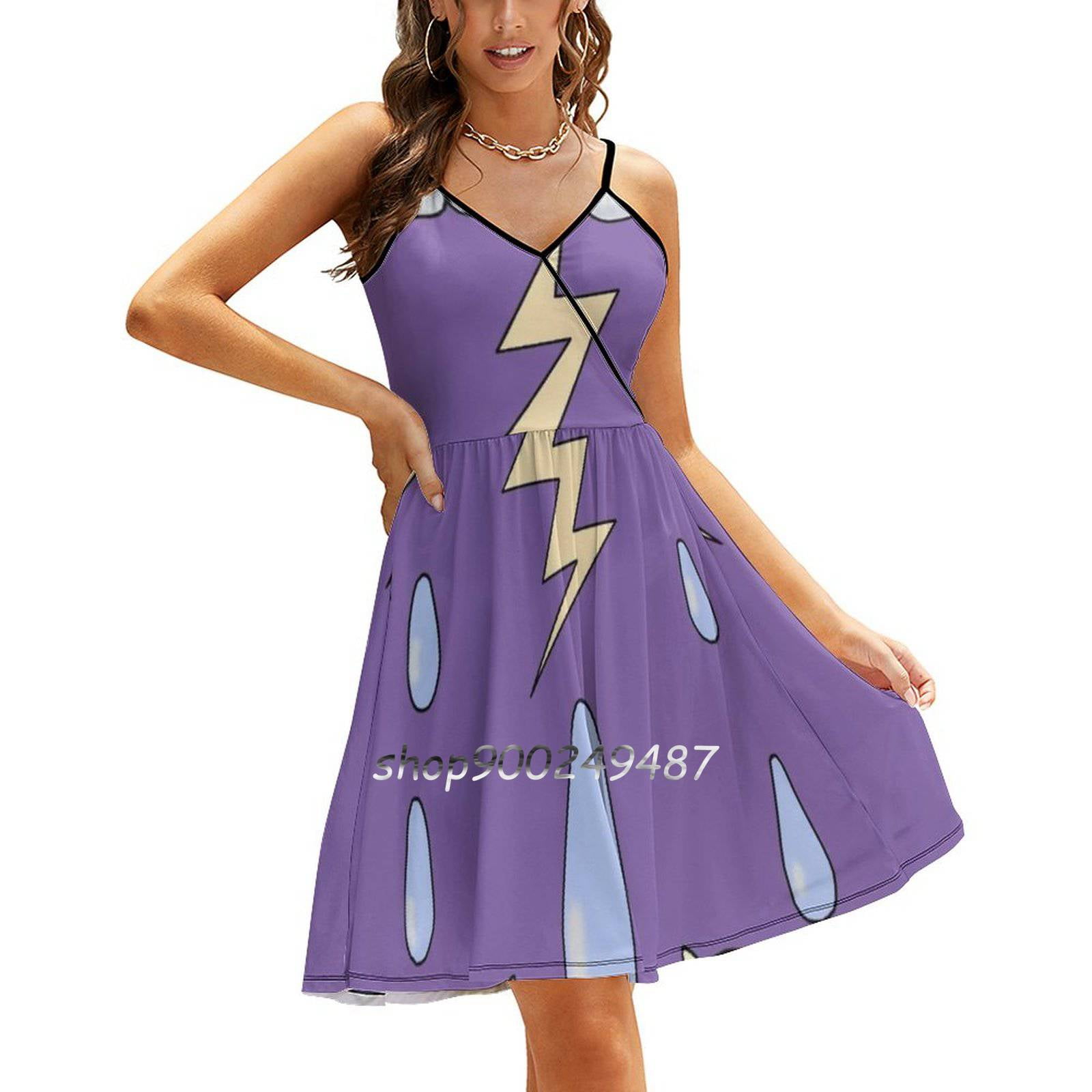 Miss Frizzle Weather Sweetheart Knot Flared Dress Fashion Design Large ...