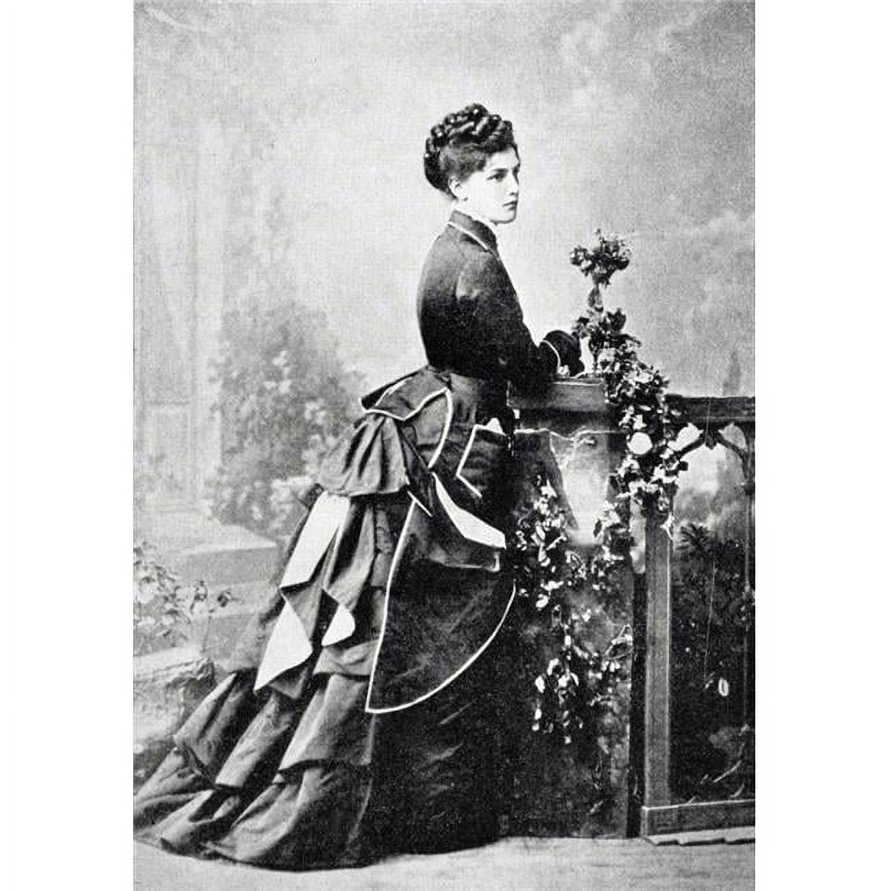 Miss Jenny Jerome Aka Lady Randolph Churchill 1854 to 1921 Mother of ...