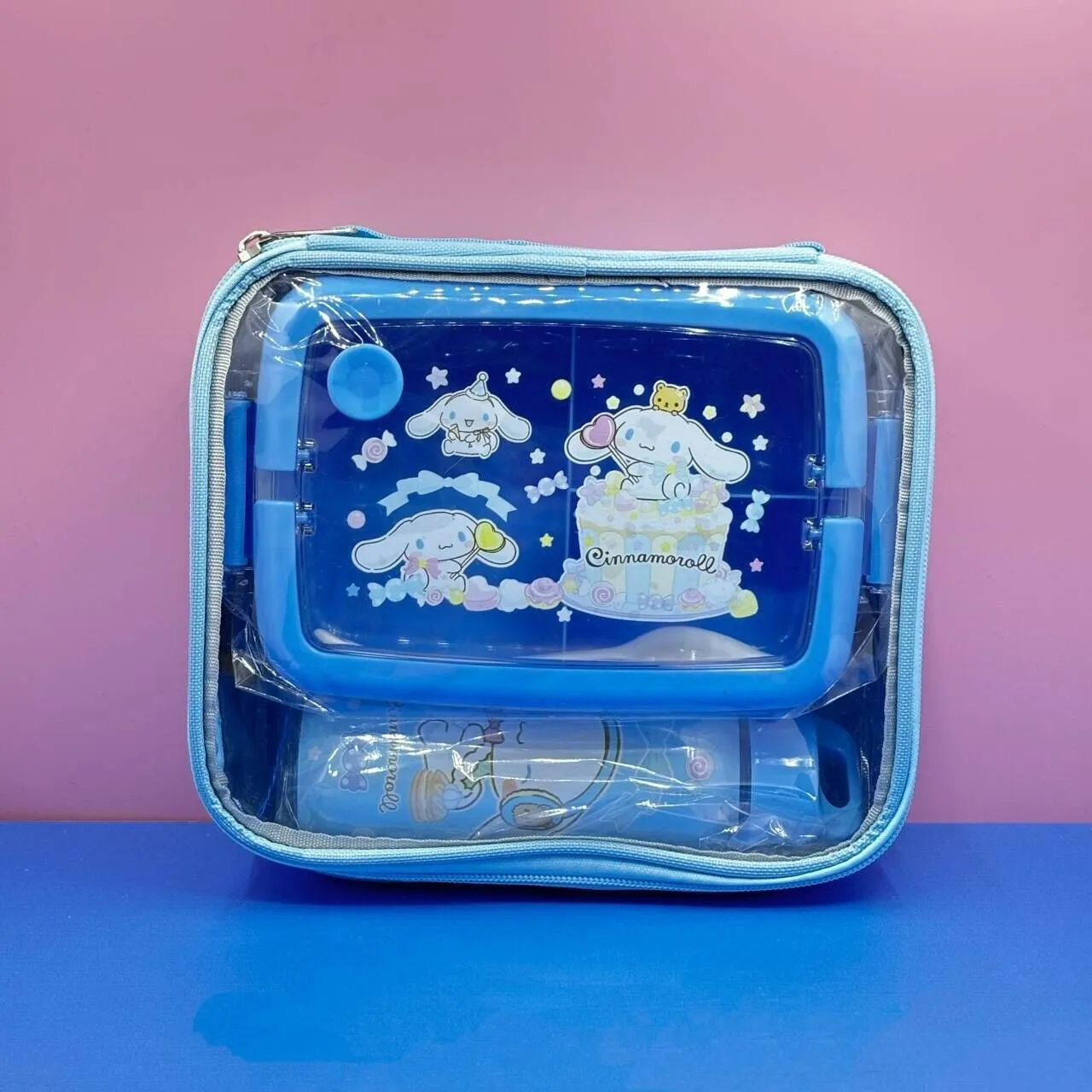 Miss Kitty Sanrio Lunch Box Set Anime Hello Kitty Kuromi Split Lunch ...
