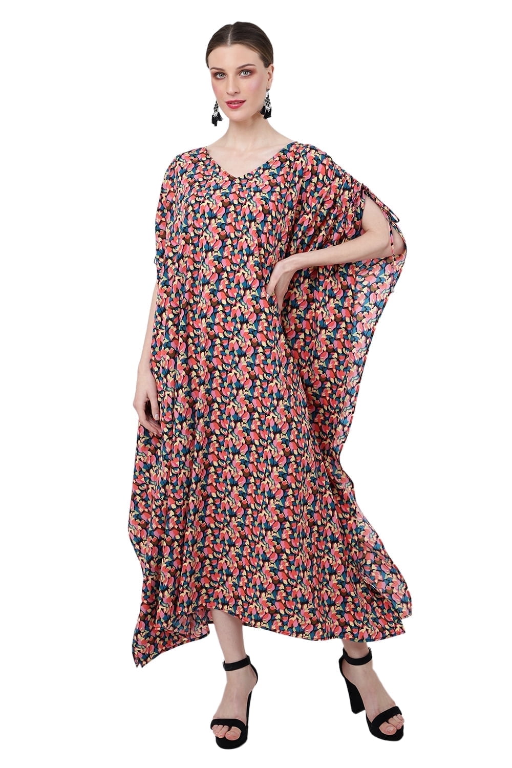 Miss Lavish London Kaftan Dresses for Women Beach Cover up Kaftans ...