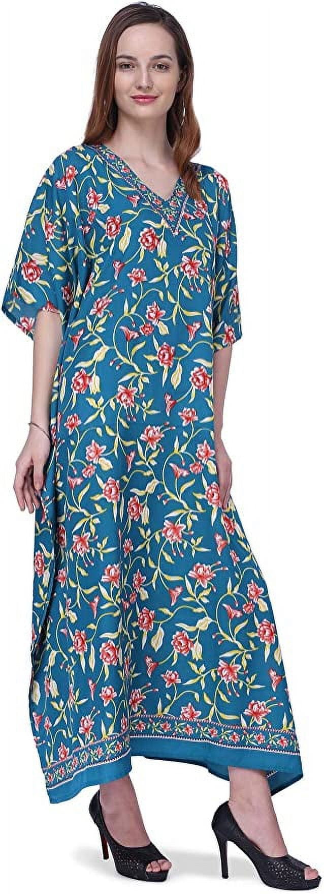 Miss Lavish London Caftans for Women Summer Ladies Long Kimono Maxi ...