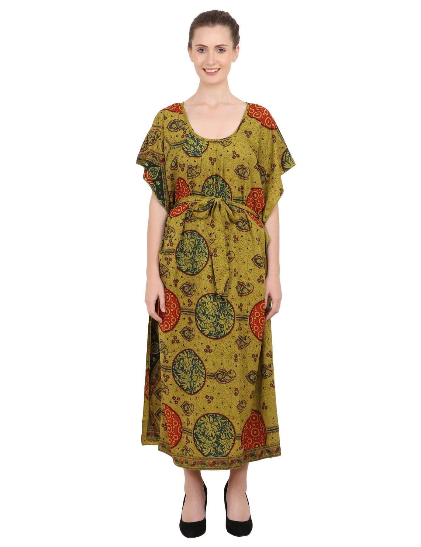 Miss Lavish London Kaftan Dress Regular Dresses for Women in Ethnic ...