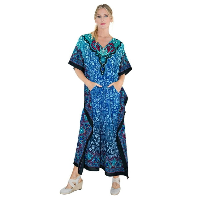 Miss Lavish London Kaftan Dresses for Women, Beach Kaftan Coverups ...
