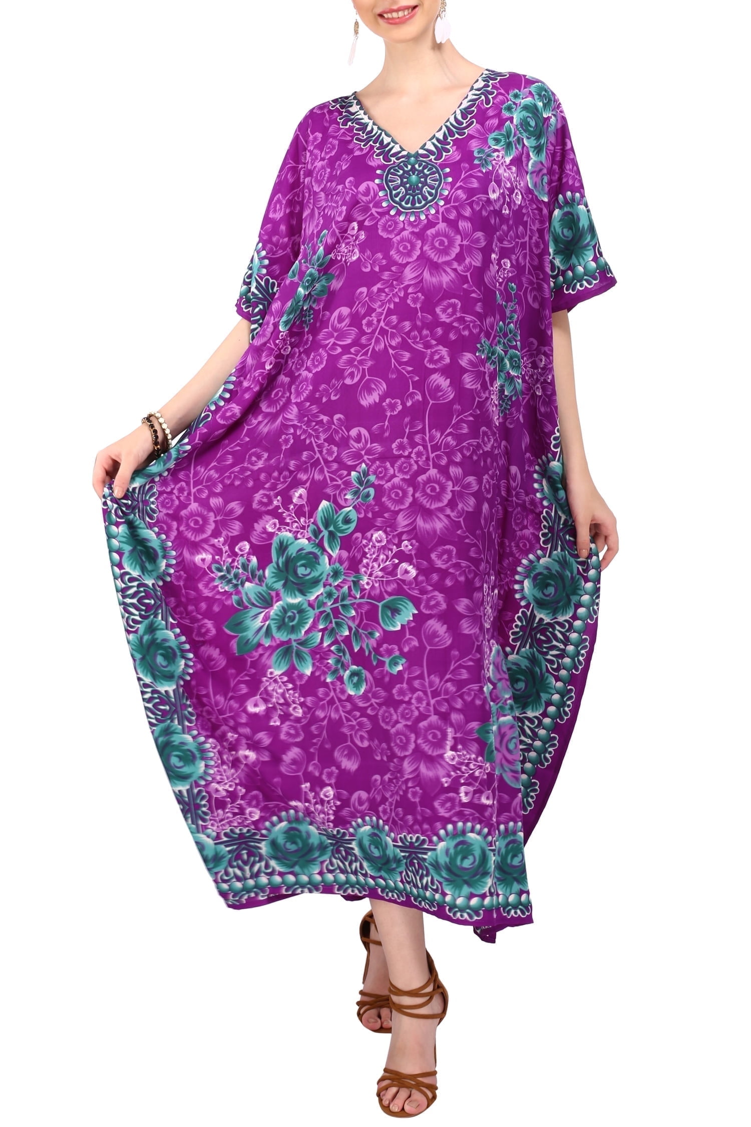 Miss Lavish London Kaftan Dresses for Women,Beach Kaftan Coverups ...