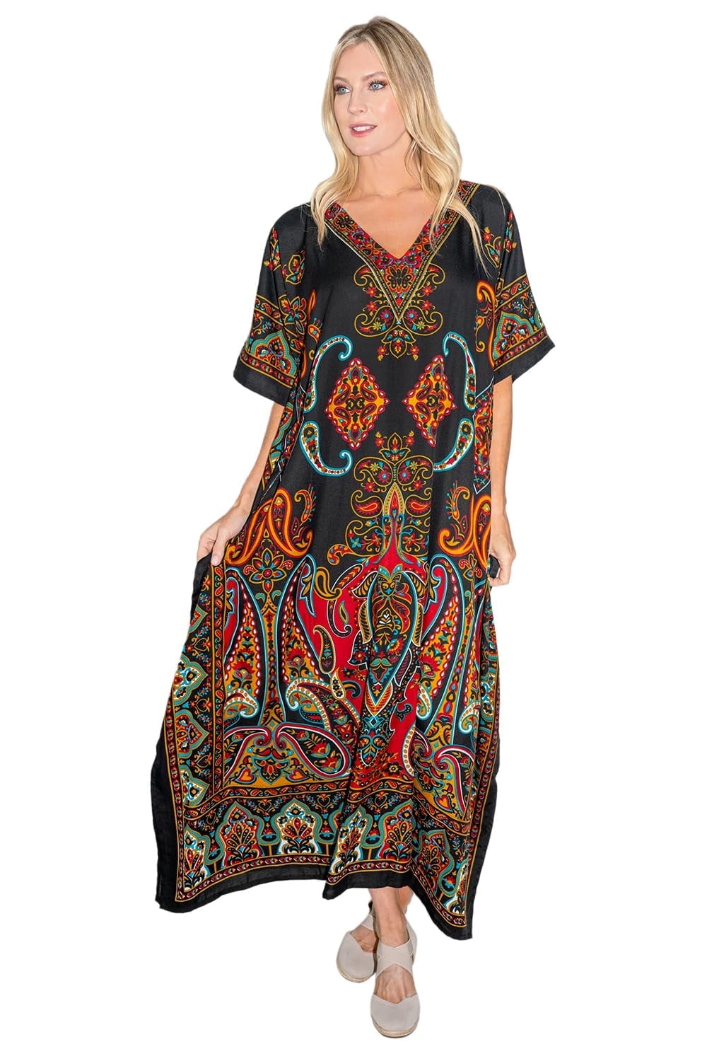 Miss Lavish London Kaftan Dresses for Women, Beach Kaftan Coverups ...