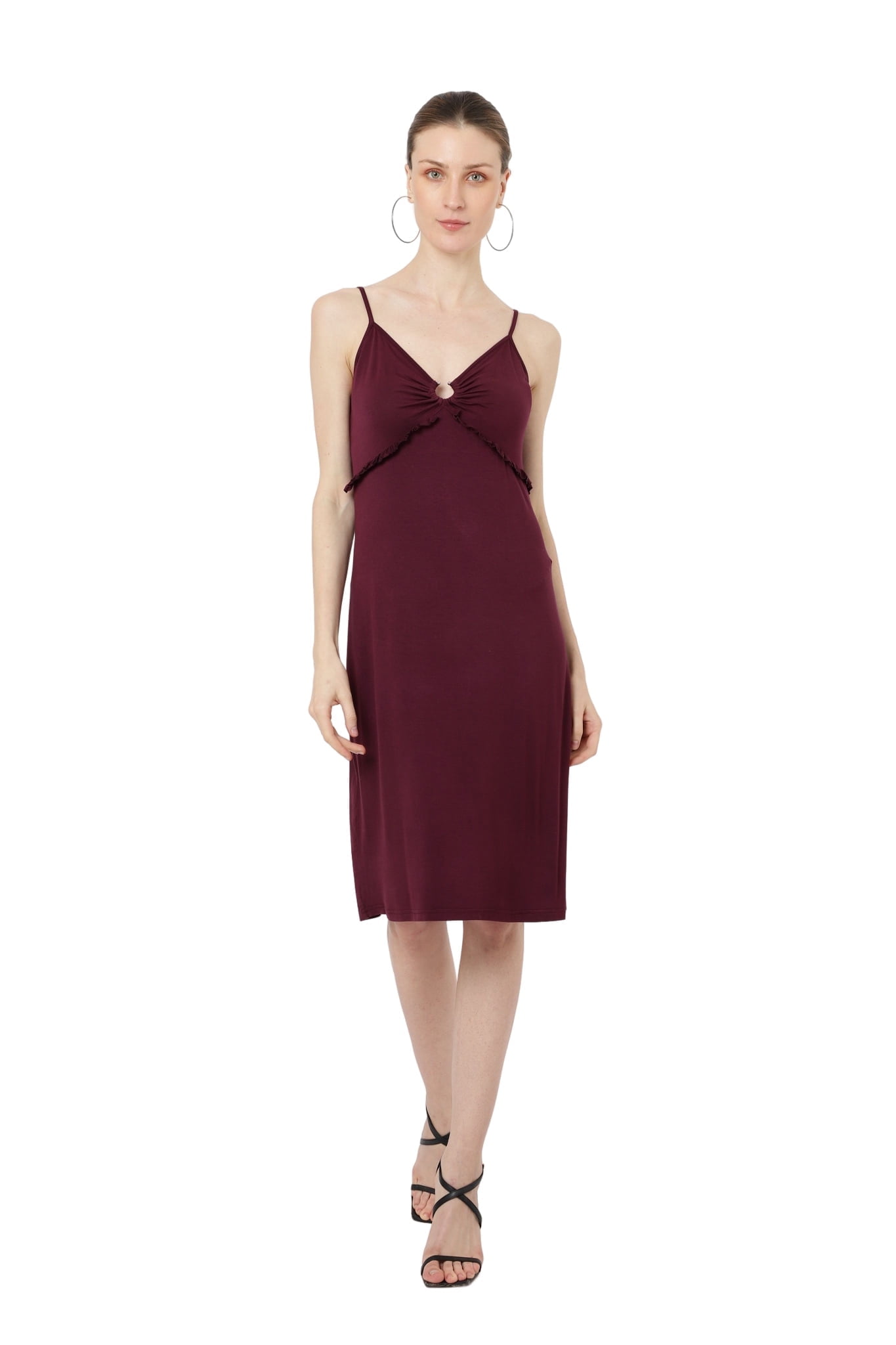Miss Lavish London Women Midi Cami Dress Maxi Fit-and-Flare Shift Boho ...
