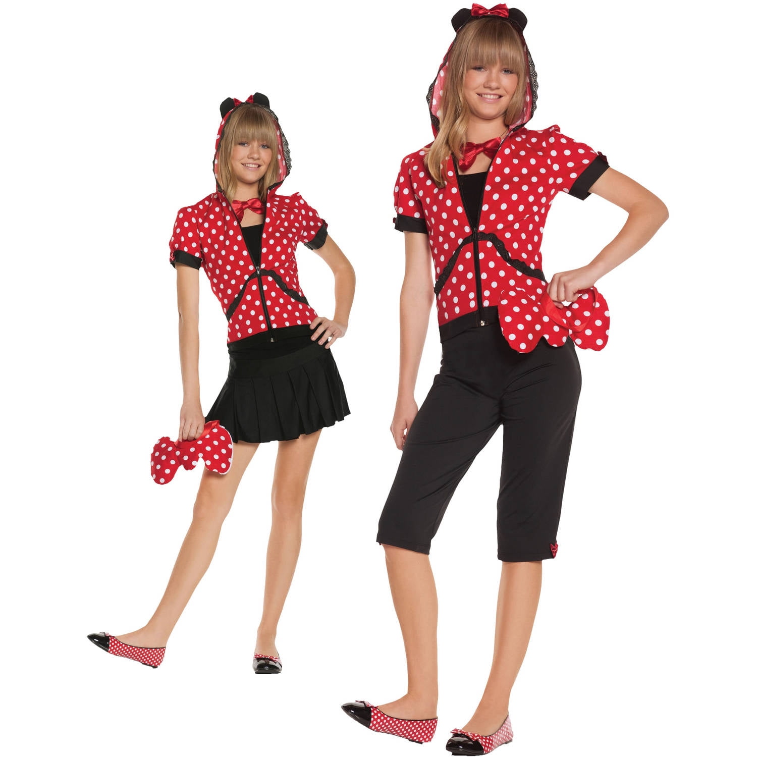 Minnie Miss Mouse Teen Costume By Elegant Moments - Small/Medium ...