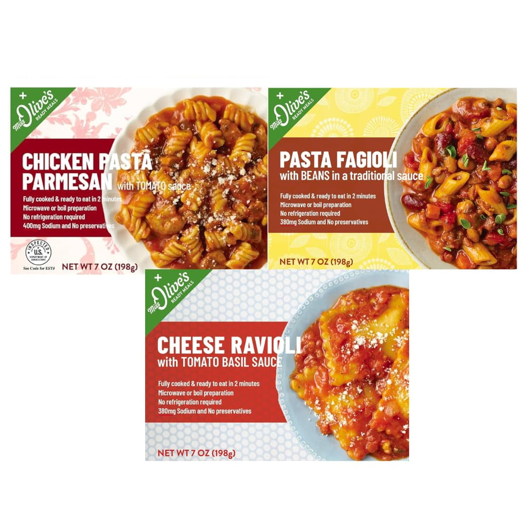 Miss Olive's Italian Favorites Pack Microwavable Shelf Stable Ready ...