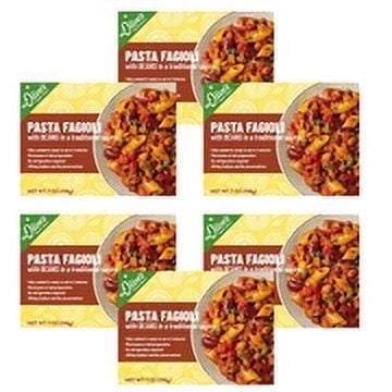 Miss Olives Pasta Fagioli Microwavable Low Sodium Ready Meal, 7 oz 6ct ...