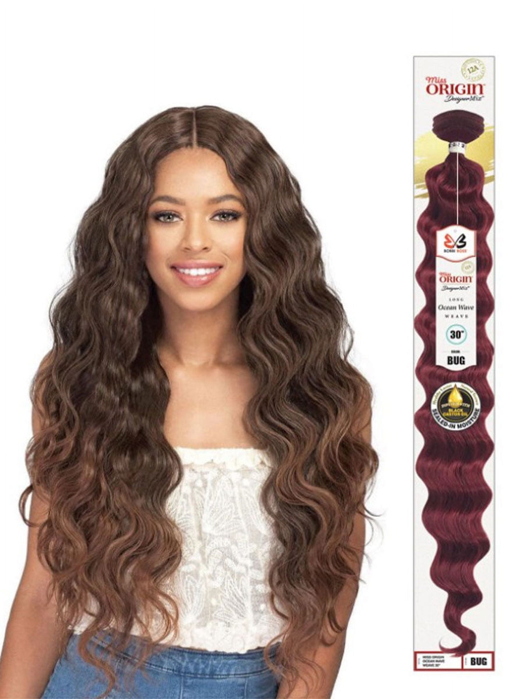 Miss Origin Body Wave Weave Human Hair Blend MOLBO / Natural Black / 30 ...