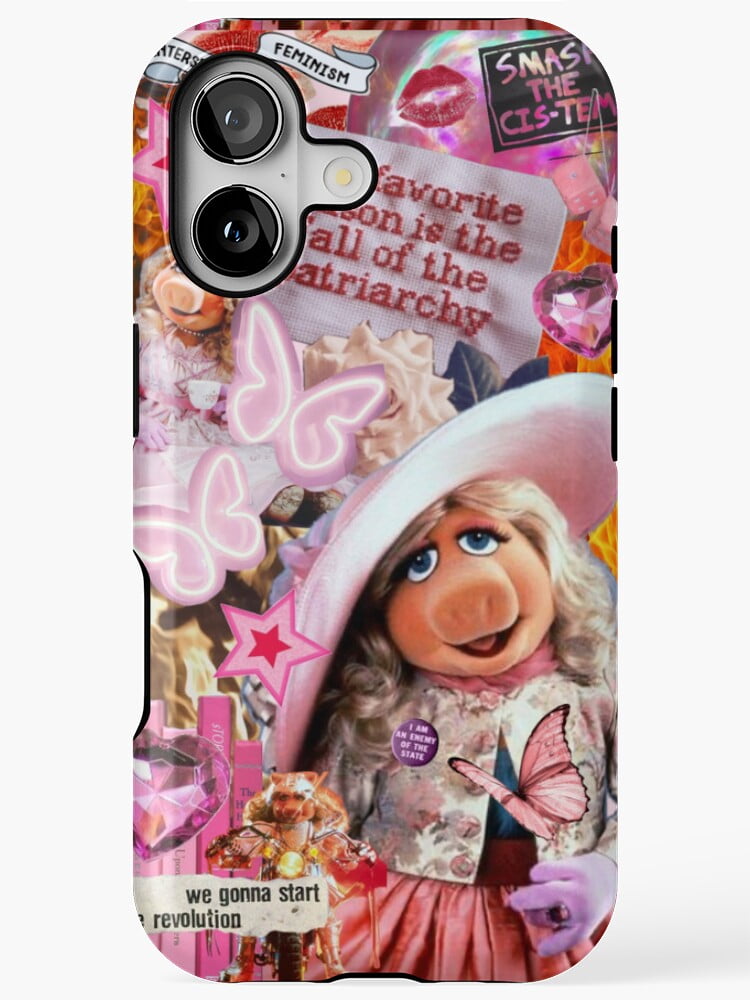 Miss Piggy vs The Patriarchy Muppet Collage Art Phone Case for iPhone ...