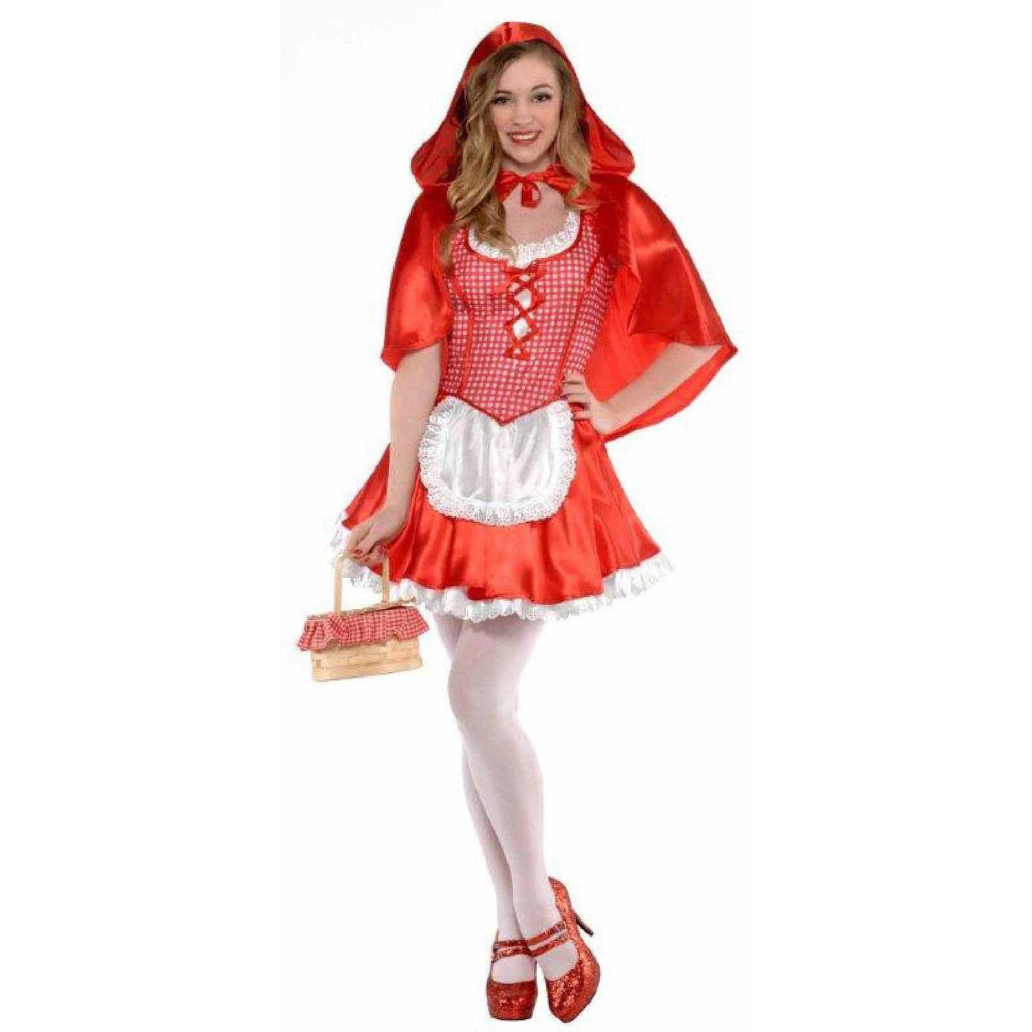 Miss Red Riding Hood Teen Halloween Costume - Walmart.com