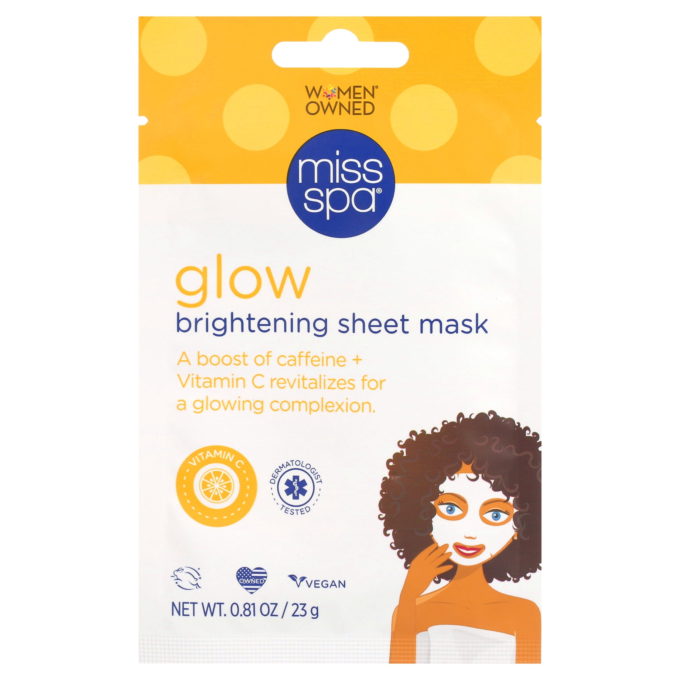 Miss Spa Glow Facial Sheet Mask - Walmart.com