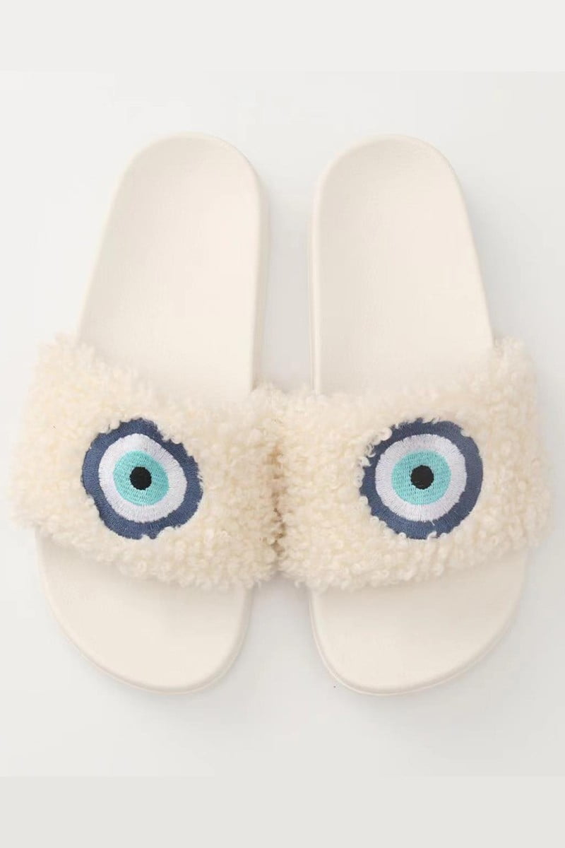 Miss Sparkling Novelty Sherpa Slides - Walmart.com