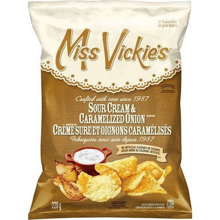 Miss Vickie's Kettle Cooked Sour Cream & Caramelized Onion Chips {Canadian} - Walmart.com