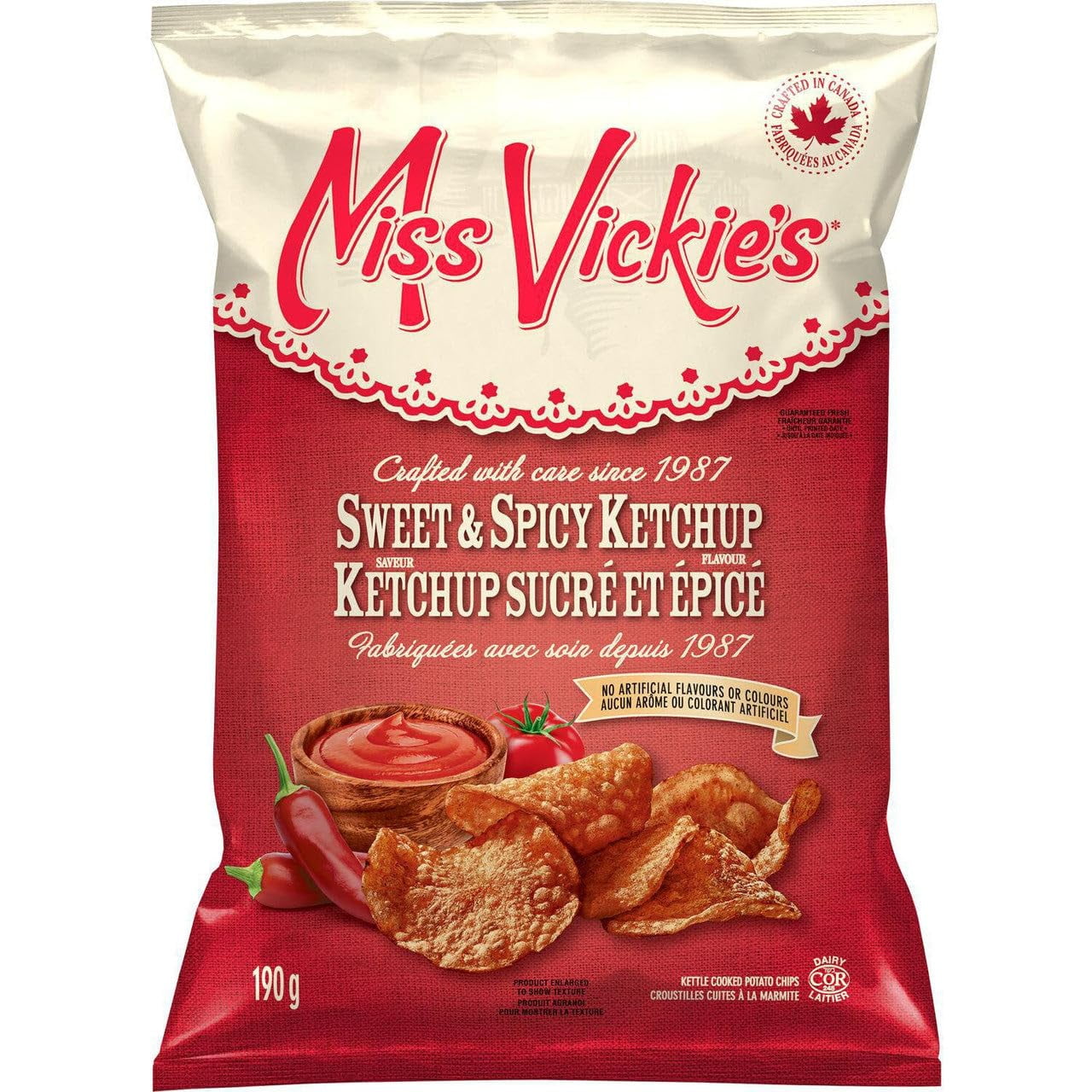 Miss Vickie's Potato Chips ESF27 Sweet & Spicy Ketchup, 190g/8oz ...