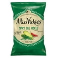 Miss Vickie's Spicy Dill Pickle 1.375oz Pack of 16 Crispy Crunchy Dill ...