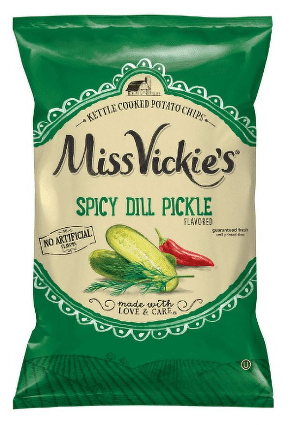 Miss Vickies Spicy Dill Pickle 1.375oz (16 Pack) - Walmart.com